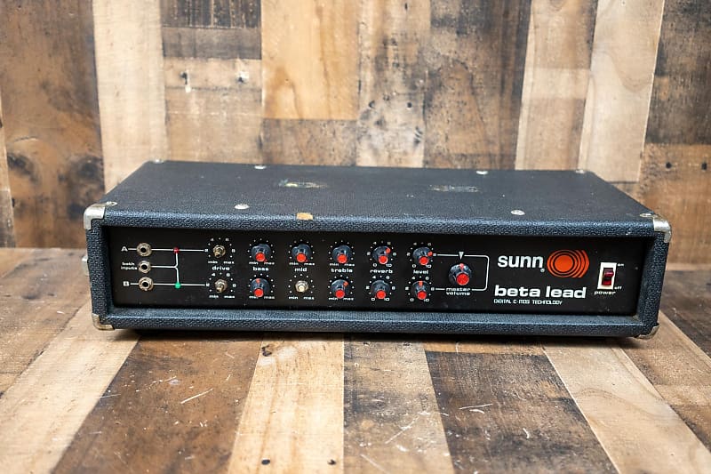 Sunn Beta Lead Amp Head Rare 1980s | Fair Condition | | Reverb