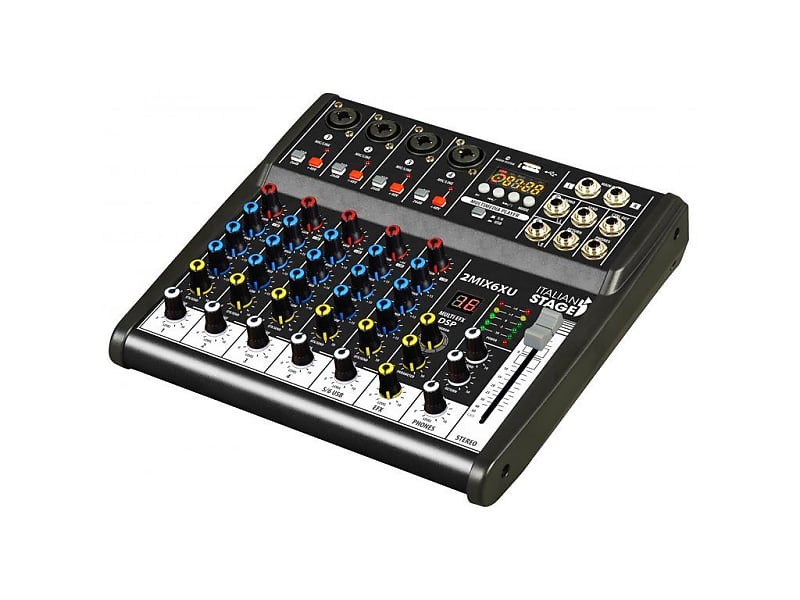 Italian Stage 2 Mix6 Pro Mixer Bt Usb | Reverb