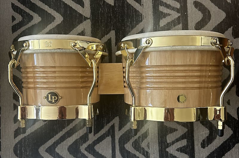 Latin Percussion LP201AX-2AW Generation II Wood Bongos with | Reverb