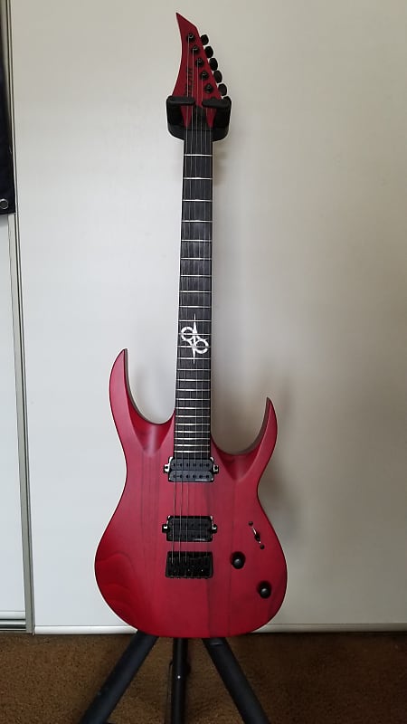 Solar A2.6 TBR SK Six (6) string Guitar - Trans Blood Red | Reverb