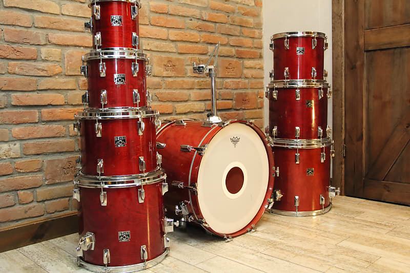 Tama Superstar 7pc kit 80s cherry wine | Reverb