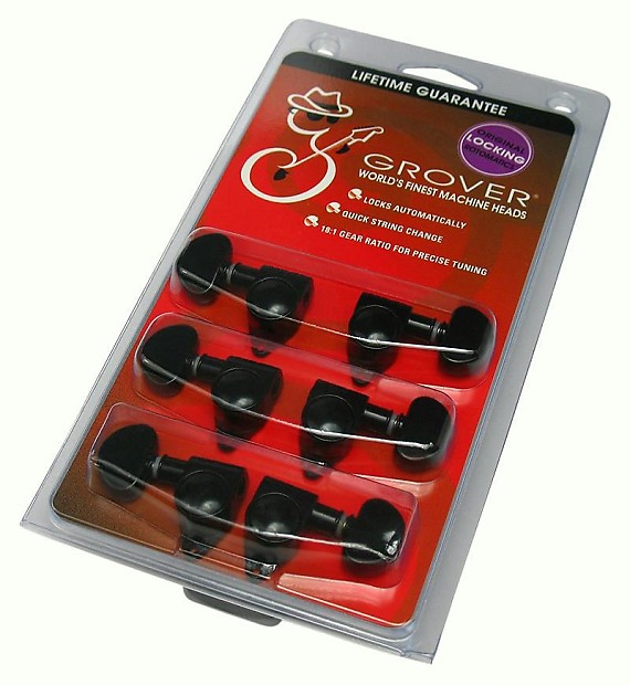 GROVER 106BC Original Locking Rotomatic Guitar Tuners / | Reverb