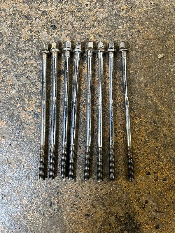 Slingerland 4-1/2" Chrome Tension Rods 8pk Vintage 1970's | Reverb