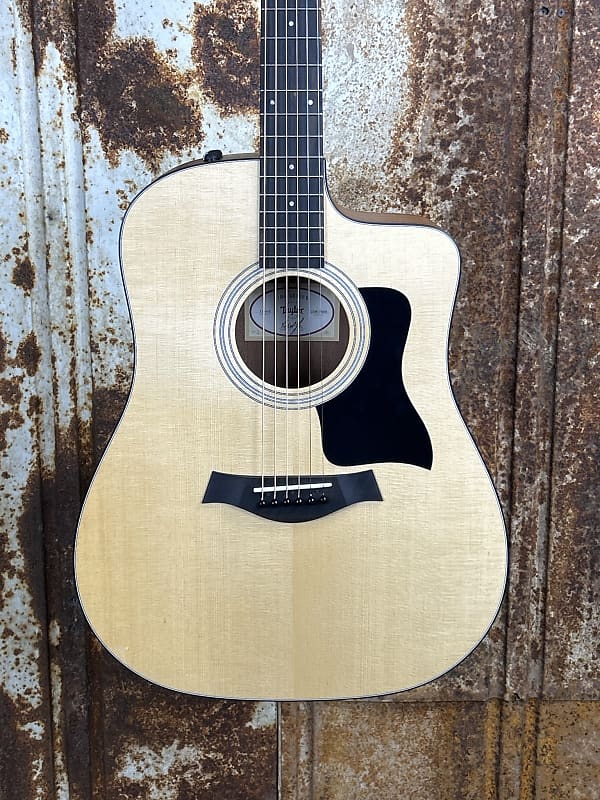 Taylor 110ce-S Dreadnaught Layered Sapele Acoustic-Electric | Reverb