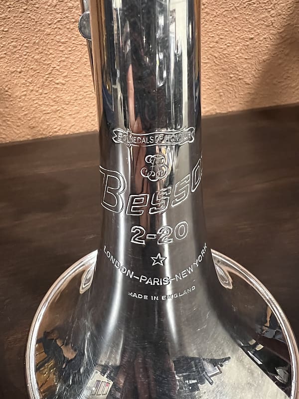 Besson 2-20 Silver Cornet | Reverb