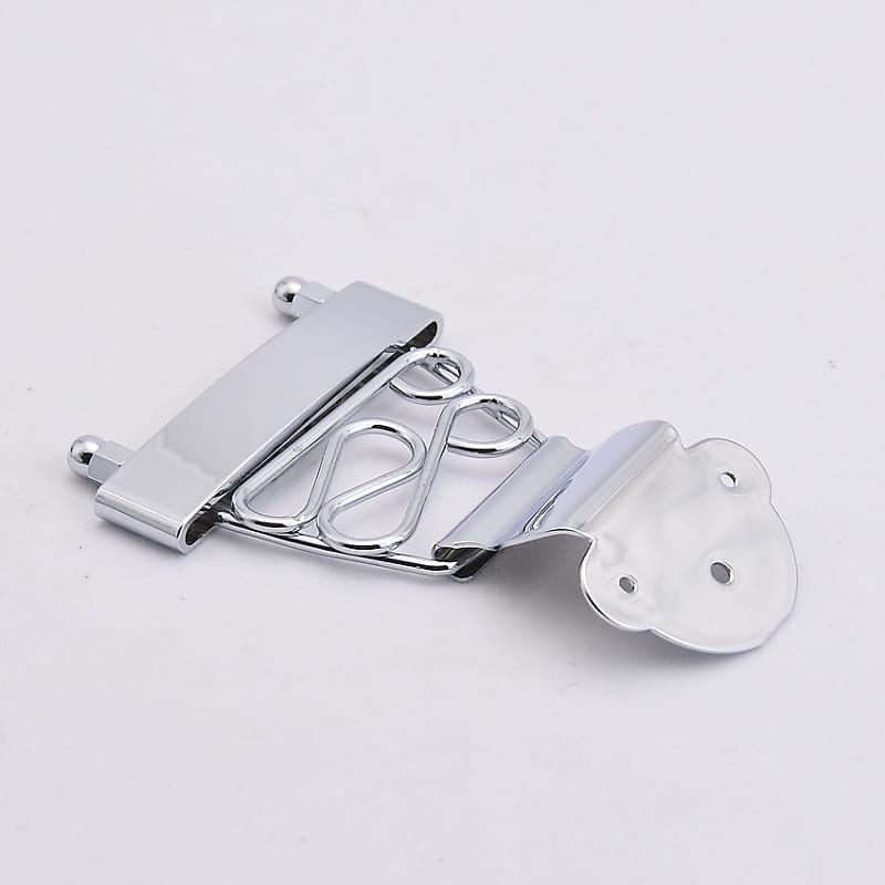 Chrome Archtop Jazz Guitar Tailpiece Trapeze | Reverb