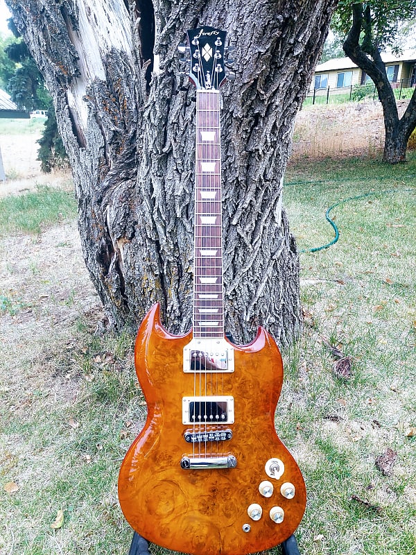 Firefly Classic sg 2022 burl veneer | Reverb