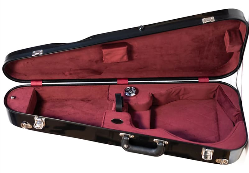 Bobelock 1029F Arrow Mandolin Case Black Ext/Wine Interior | Reverb