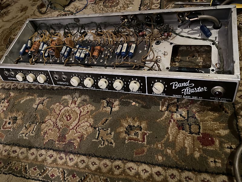 1962 Fender Bandmaster Chassis for parts or restoration | Reverb
