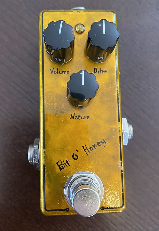 Dan Zink Bit O Honey Orange Mini Micro Pedal | Reverb