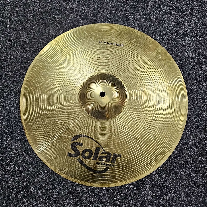 Crash Cymbal 16" Sabian Solar USED! RKSLL250225 | Reverb