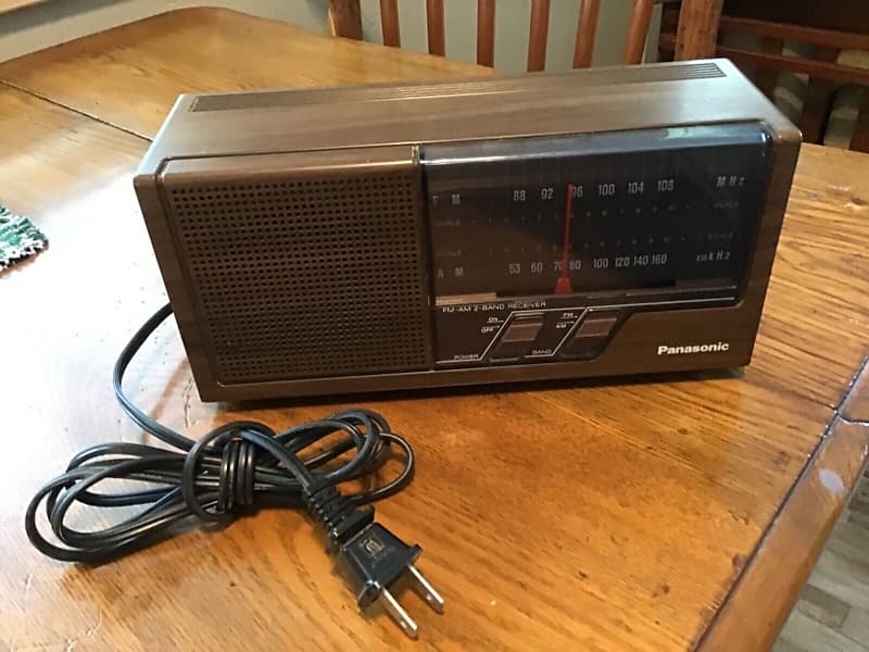 Vintage Panasonic RE-6266 FM-AM Band Receiver Table Radio | Reverb