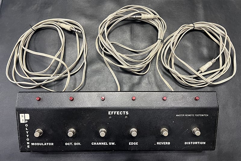 Polytone Master Remote Footswitch Amp foot controller 6- | Reverb