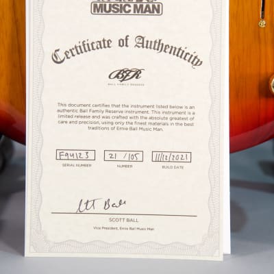 MusicMan BFR Stingray 5 Special Fuego Fretless 21 | Reverb Deutschland