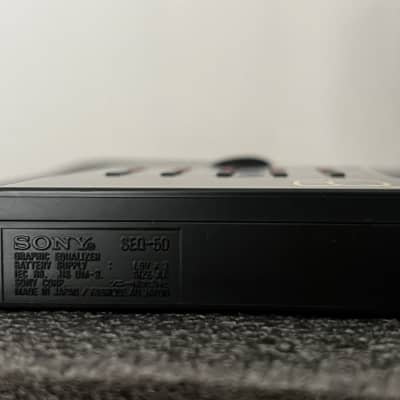 Sony SEQ-50 Walkman EQ Stereo Graphic Equalizer Black | Reverb