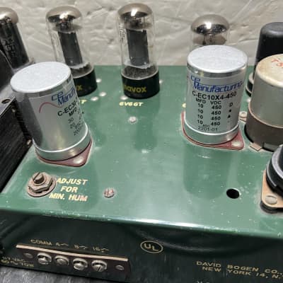 Bogen DB10-1 mono 6V6 integrated tube amplifier restored | Reverb