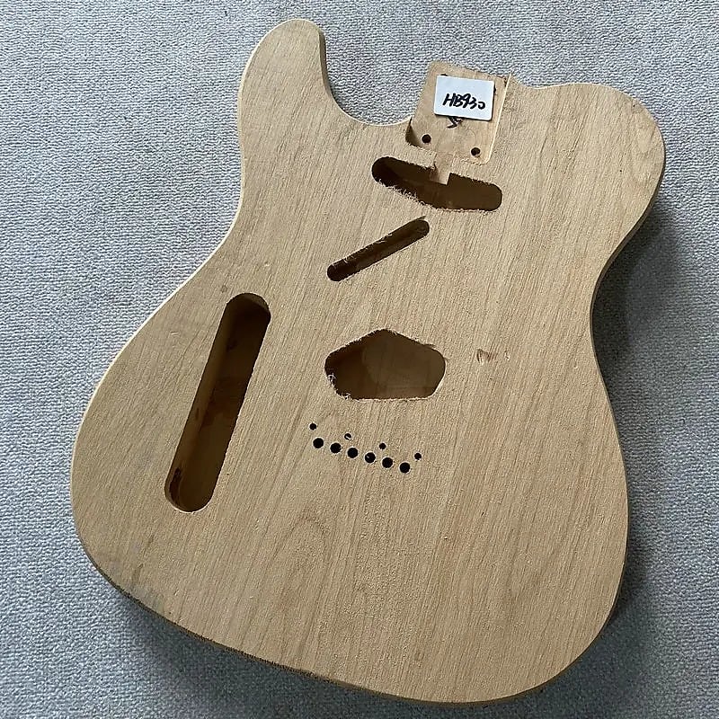 Unfinished Left Handed Telecaster Tele Style Guitar Body | Reverb