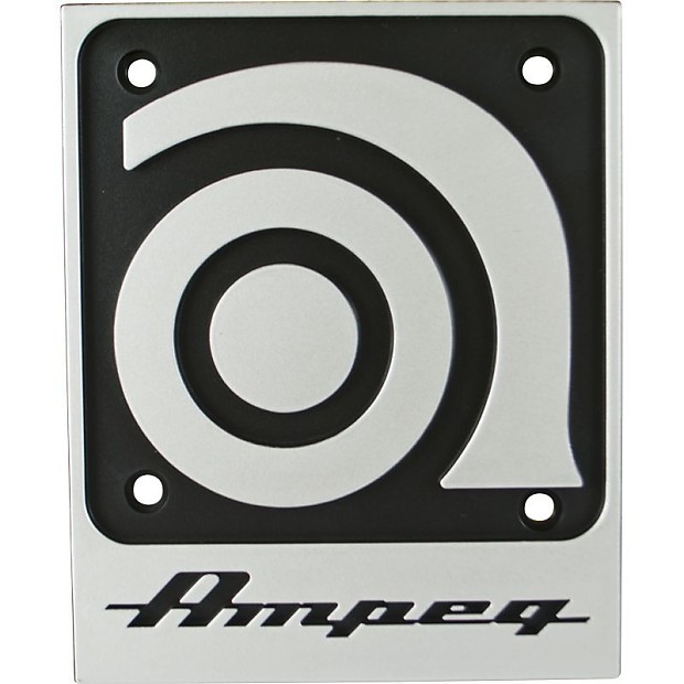 Ampeg Amp Head / Cabinet Logo Plate 3"x4" NEW | Reverb