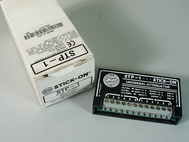 RDL STP-1 Universal Audio Attenuator - 2 channel | Reverb