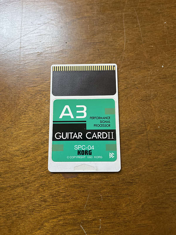 Korg A3 Guitar Card II 1990 | Reverb