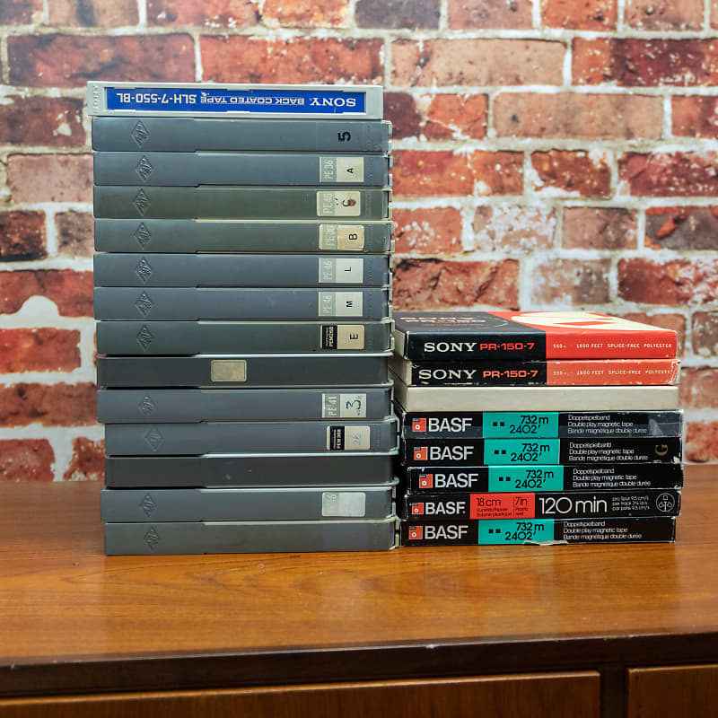 Agfa & BASF 7"18cm Recording Tapes | Reverb