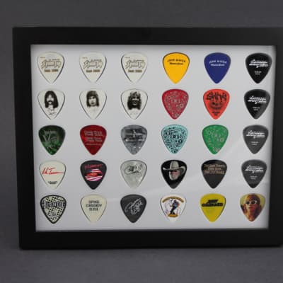 Plectrum Spectrum™ 8" x 10" White Guitar Pick Display Frame | Reverb
