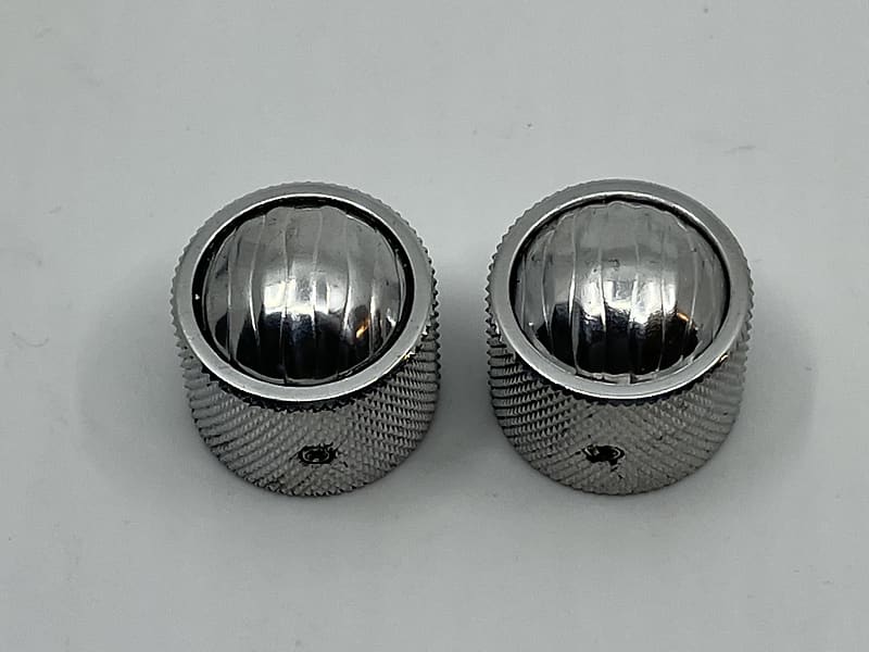 Instrumental Arts® Custom Guitar Knob Set (2) Aluminum | Reverb