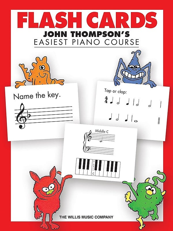 Easiest Piano Course Flash Cards (Softcover Book) | Reverb