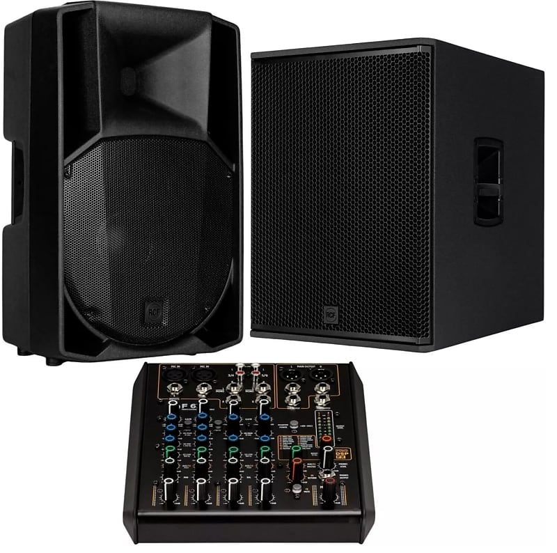 RCF ART 715-A MK5 15" Powered Speaker 1400W + SUB 18-AX 18" | Reverb