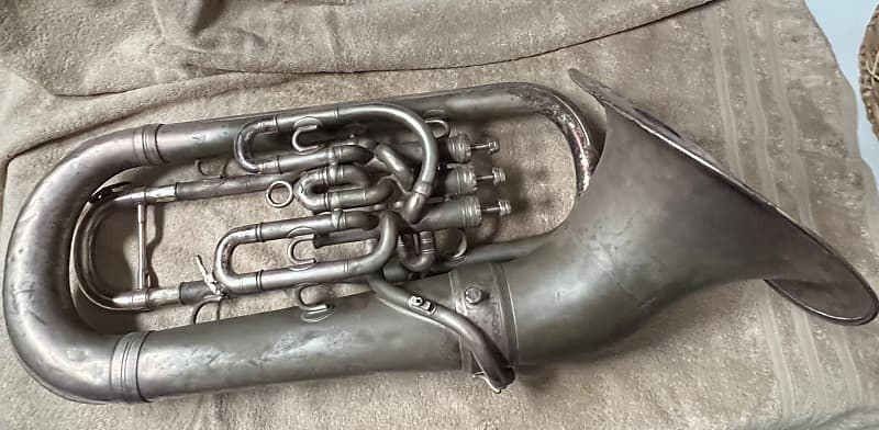 BESSON 3 VALVE BARITONE HORN with case | Reverb