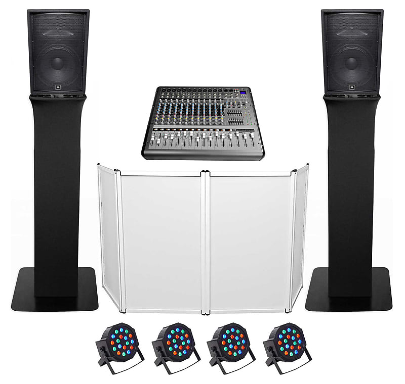 DJ Package w/(2) JBL JRX215 2000w 15" Speakers+Mixer+Totem | Reverb