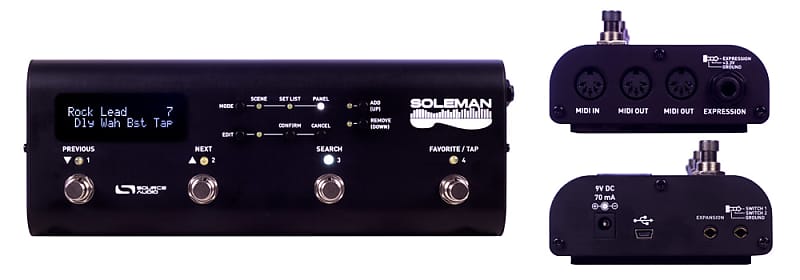 Source Audio SA165 SOLEMAN MIDI FOOT CONTROLLER - Controller | Reverb