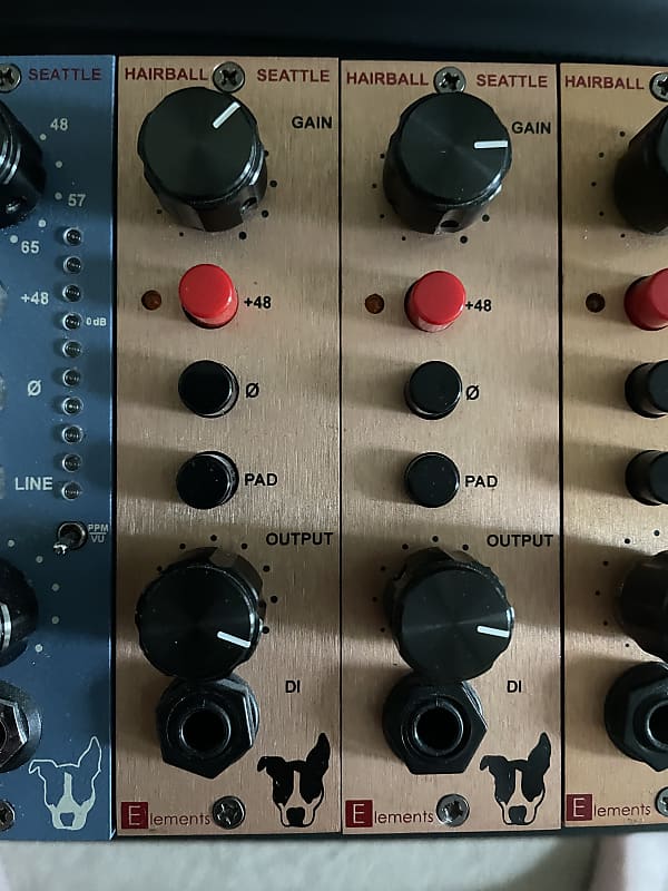 2x Hairball Audio Copper Mic Preamp | Reverb