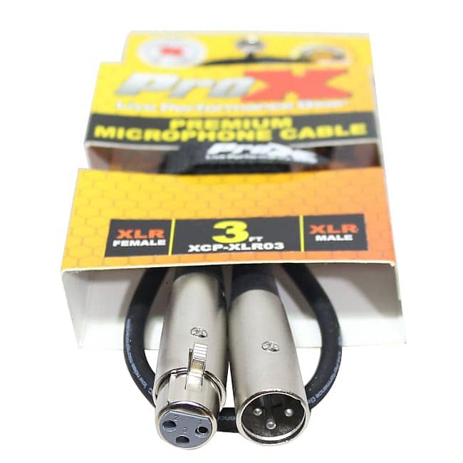 Pro X 3 Ft. Balanced XLR3-F to XLR3-M Premium Audio | Reverb