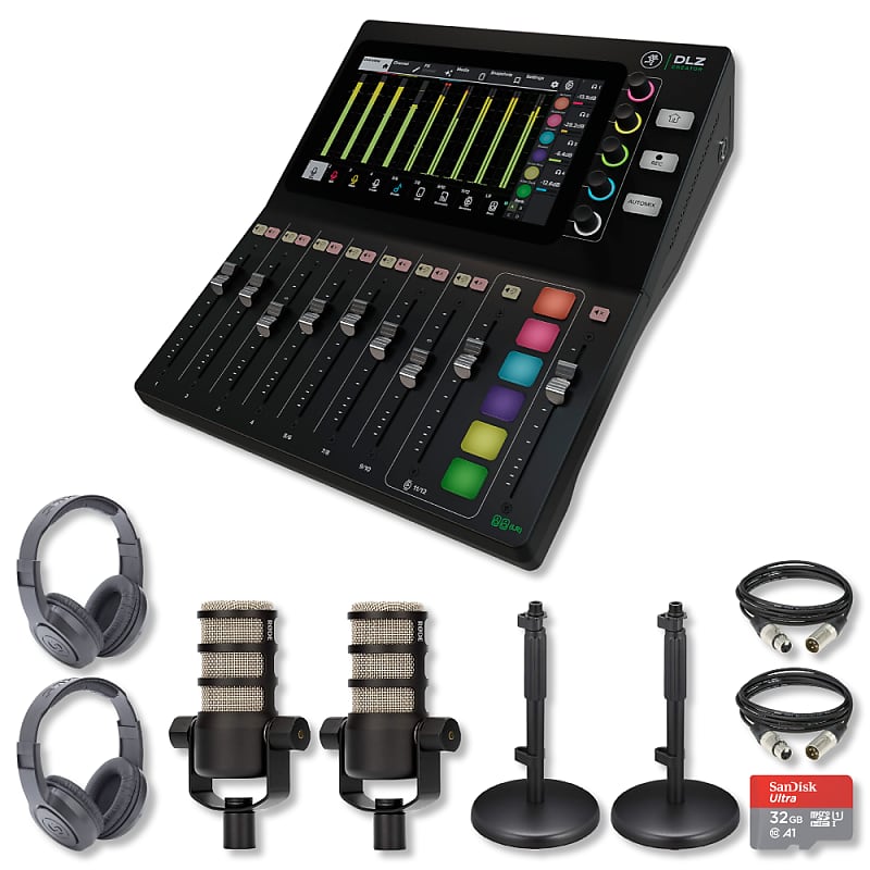 Mackie DLZ Creator Adaptive Digital Mixer for Podcasting, | Reverb