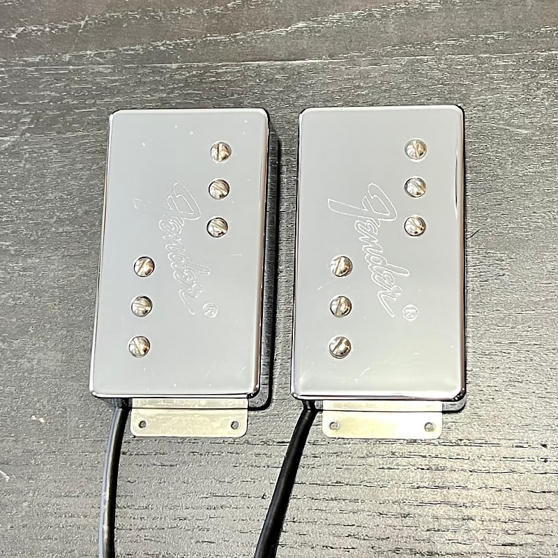 Fender Wide Range Humbucker Pickup Set - Chrome | Reverb