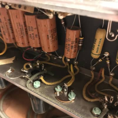 1959 White Higher Fidelity Model 80 5F2A Princeton | Reverb