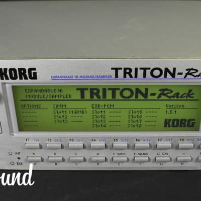 korg Triton-Rack Expandable Hi module/sampler【 Very Good | Reverb