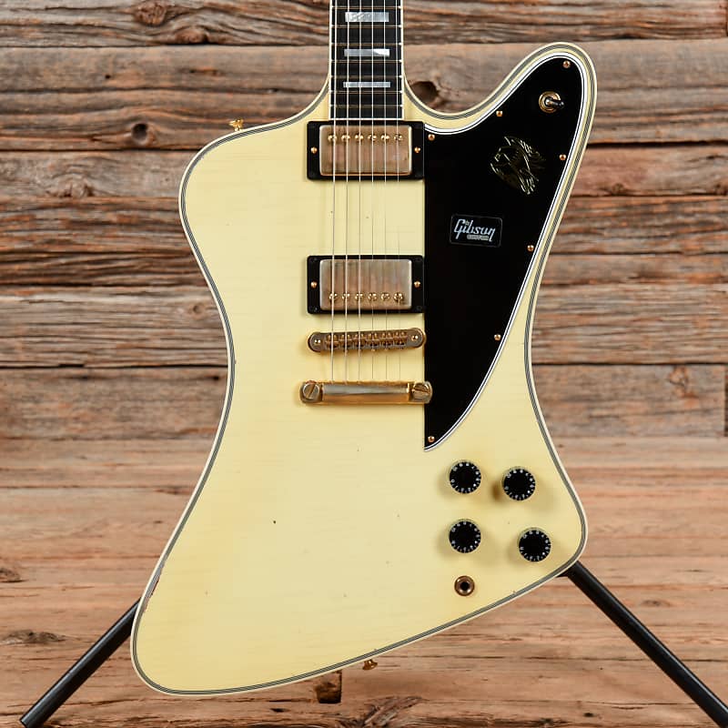 Gibson Custom Firebird Custom Classic White Aged 2019 | Reverb