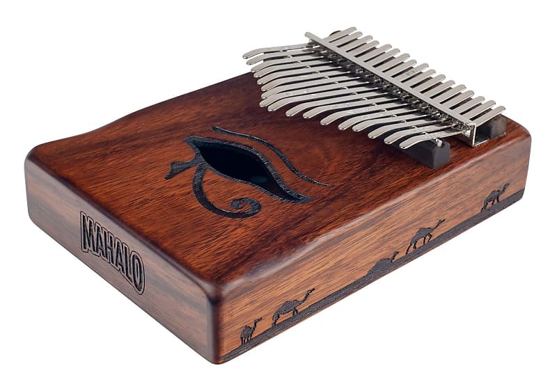 Mahalo Kalimba 17 Keys Pharoah Design | Reverb