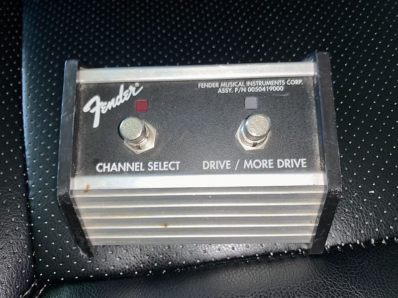 Fender Hot rod blues deluxe Footswitch. 2010s Black | Reverb