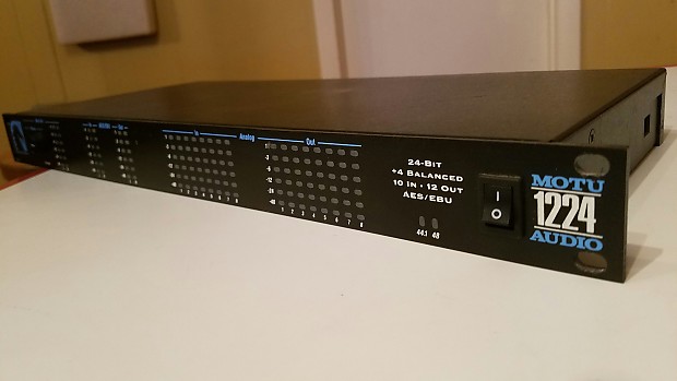 MOTU 1224 early 2000's Black | Reverb