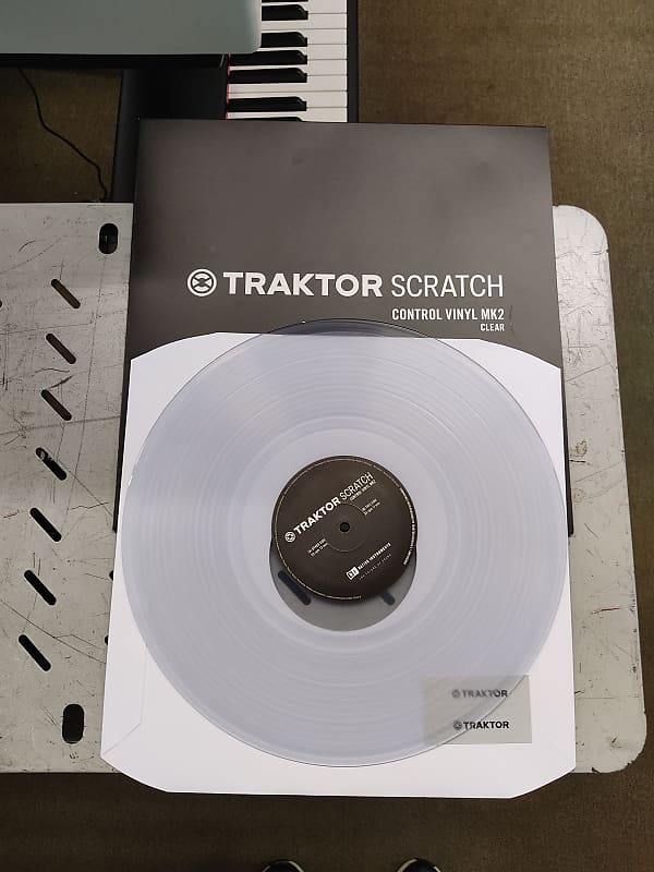 Native Instruments Traktor Scratch Control Vinyl MK2 Clear | Reverb