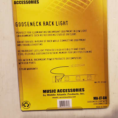 Mid Atlantic MA LT NA Gooseneck Rack Light | Reverb