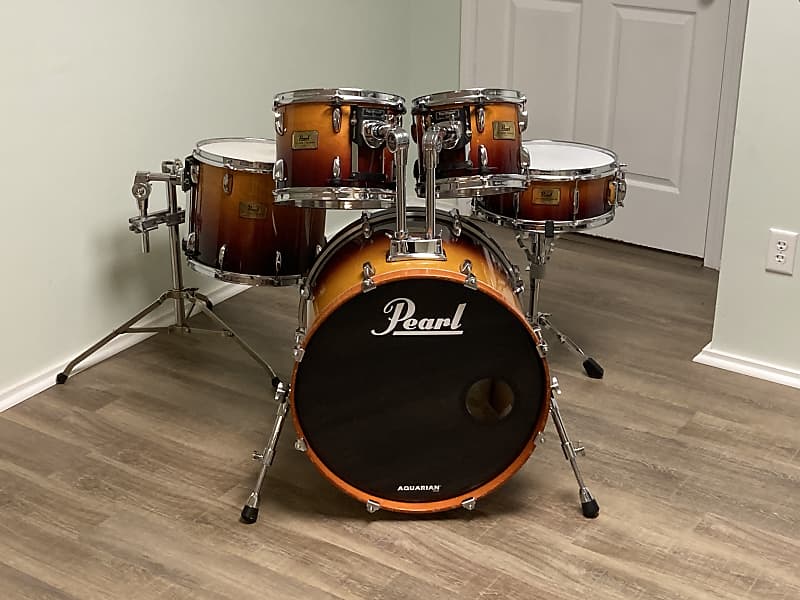 Pearl SRX Session Custom Drum Set Maple Vintage Fade 2001 | Reverb