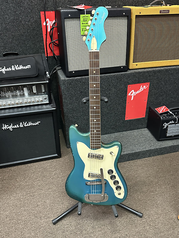 Harmony Bobkat H-16B - Metallic Blue | Reverb