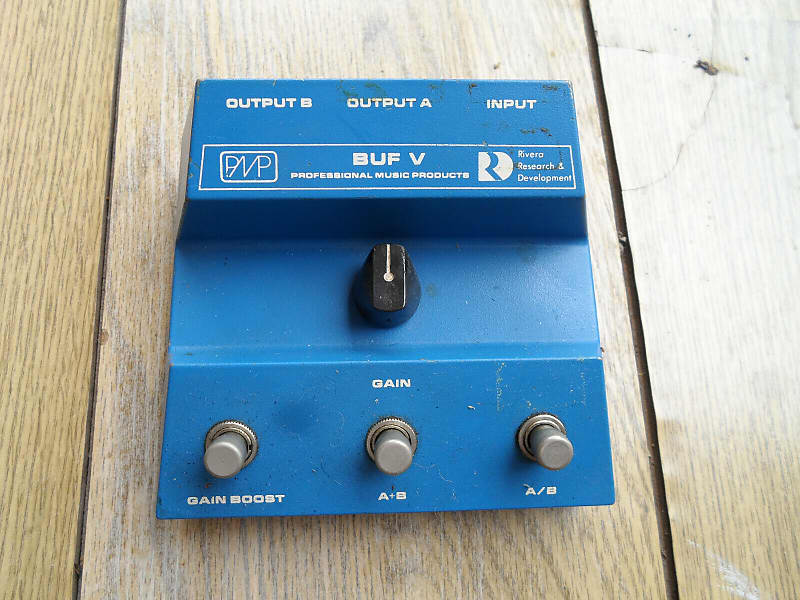 Vintage Rivera Buf V Gain Boost Guitar Effect Pedal | Reverb