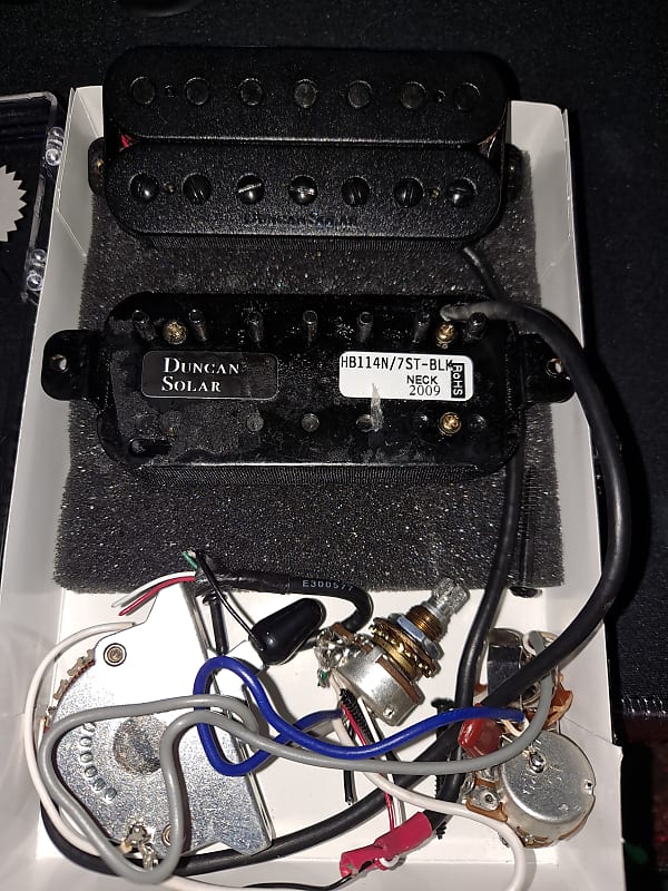 Seymour Duncan Duncan Solar 7 string Black | Reverb