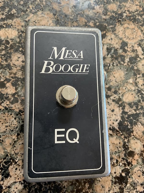 Mesa Boogie Footswitch - EQ 80-current Black Faceplate w/grey | Reverb