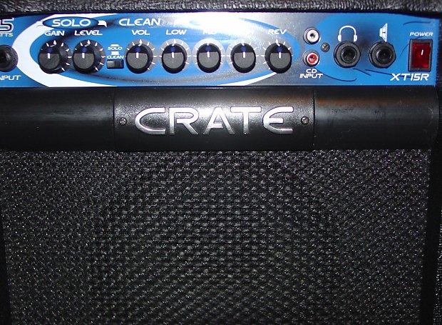 Crate XT15R, 15W Amp, 8" Spkr. Clean/Solo, REVERB, 3Band EQ. | Reverb